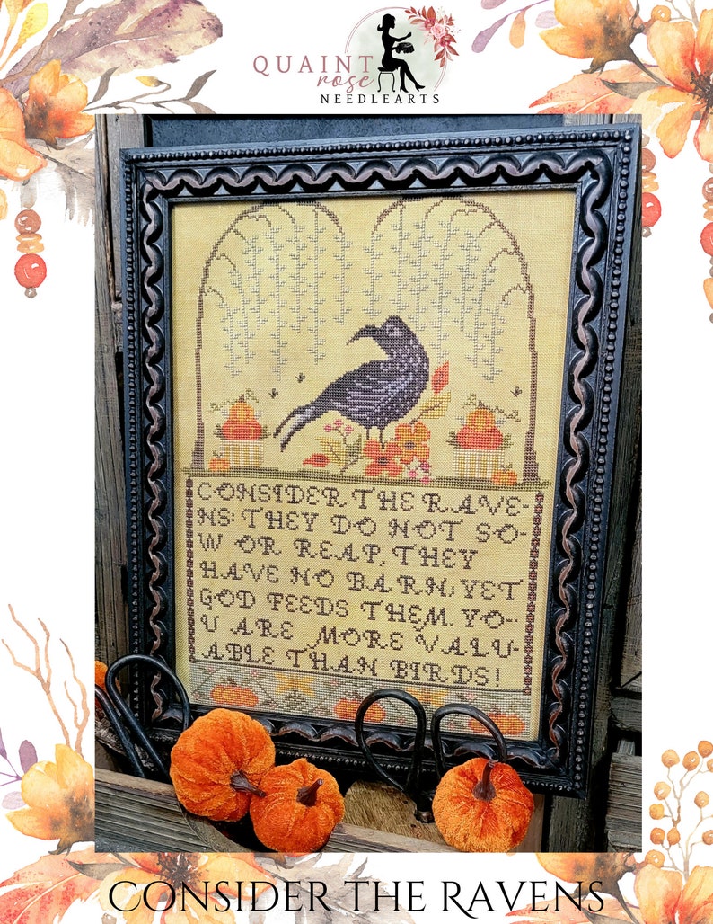 PDF* Consider the Ravens Cross Stitch Pattern - Etsy