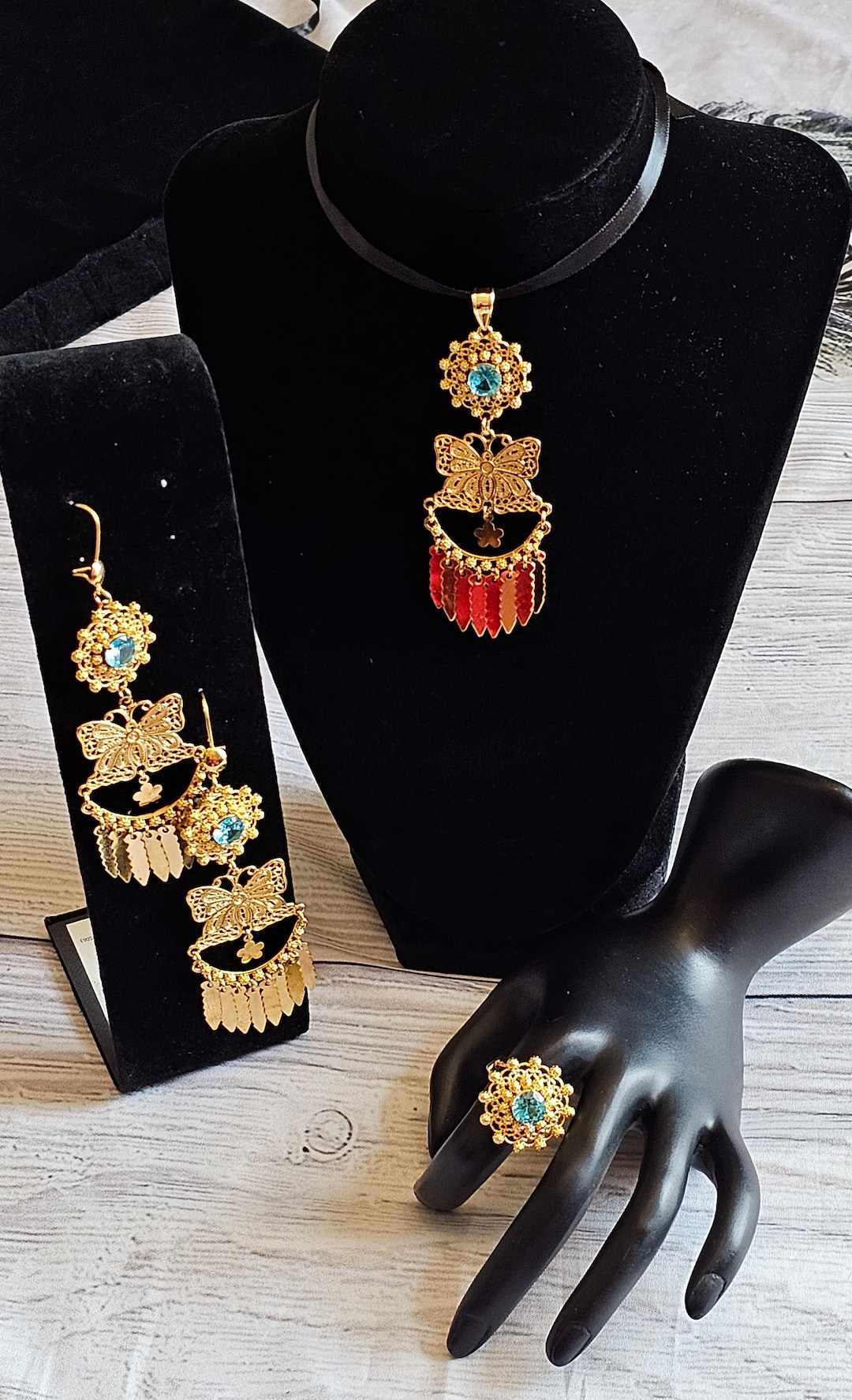 Complete Panamanian Jewelry Set - Etsy