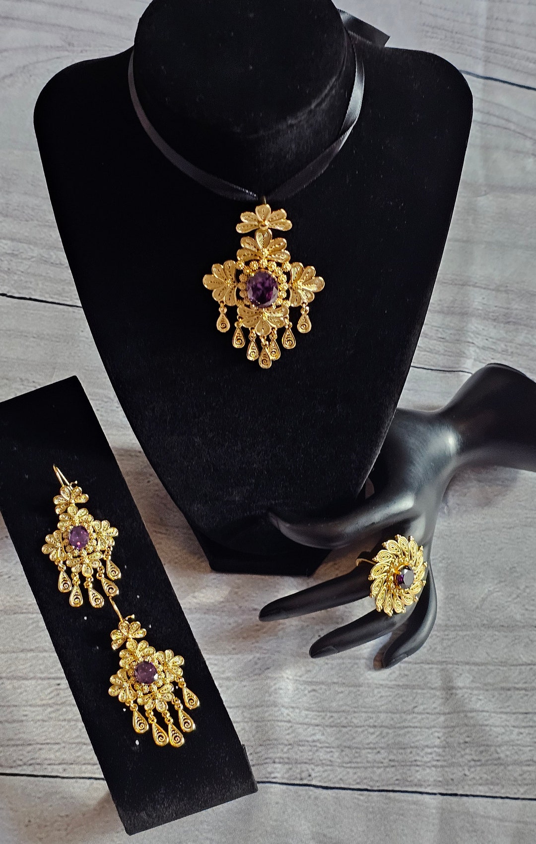 Typical Panamanian Jewelry Set - Etsy