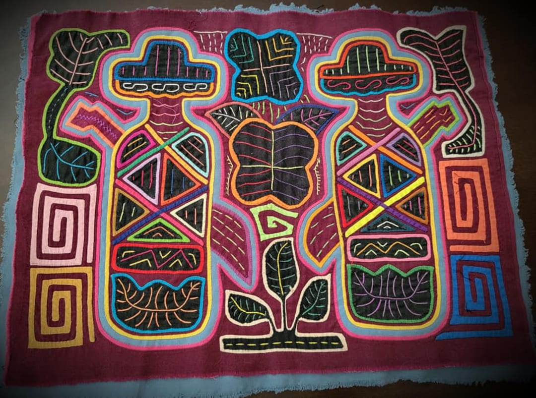 Traditional Guna Yala Textile Mola Panama - Etsy