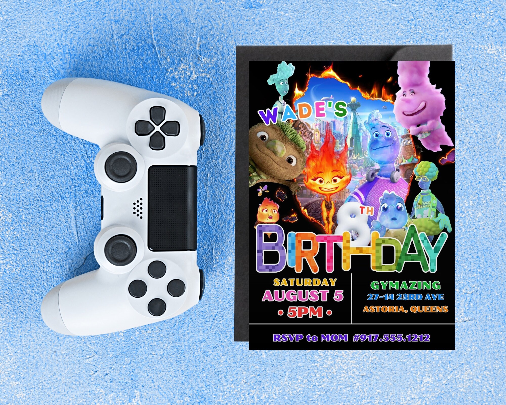 ELEMENTAL Custom Party Invite - Etsy