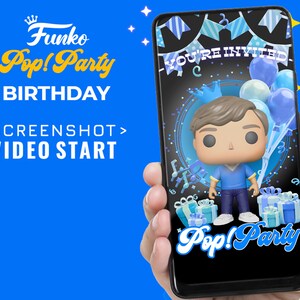 NEW FUNKO POP Party Evite Animated - Etsy