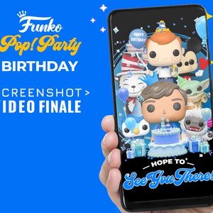 NEW FUNKO POP Party Evite Animated - Etsy