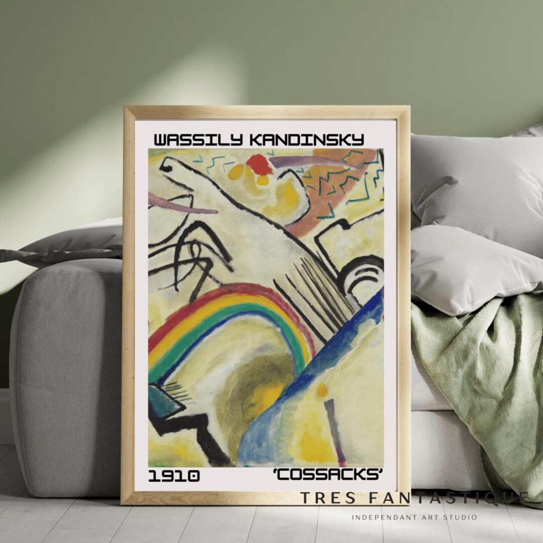 Wassily Kandinsky "cossacks" Poster | Abstract Expressionist Art Print ...