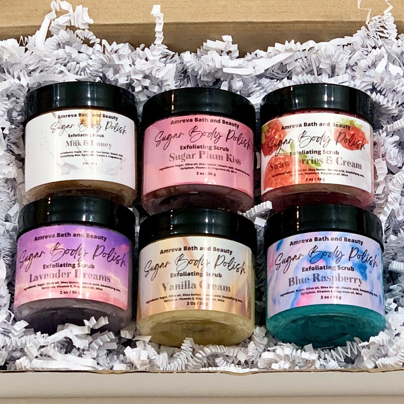 Mini Body Scrub Sets - Etsy