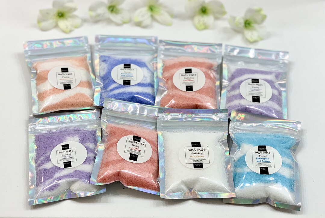 2 Oz Variety Bath Salts: Bubbling or Fizzing, You Choose - Etsy