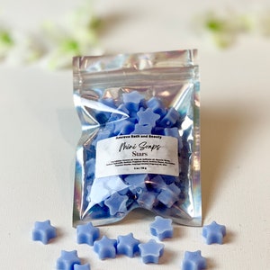 Mini Star Soap in Bag |customized Tiny Soap | Soap Toppers YOU CHOOSE ...