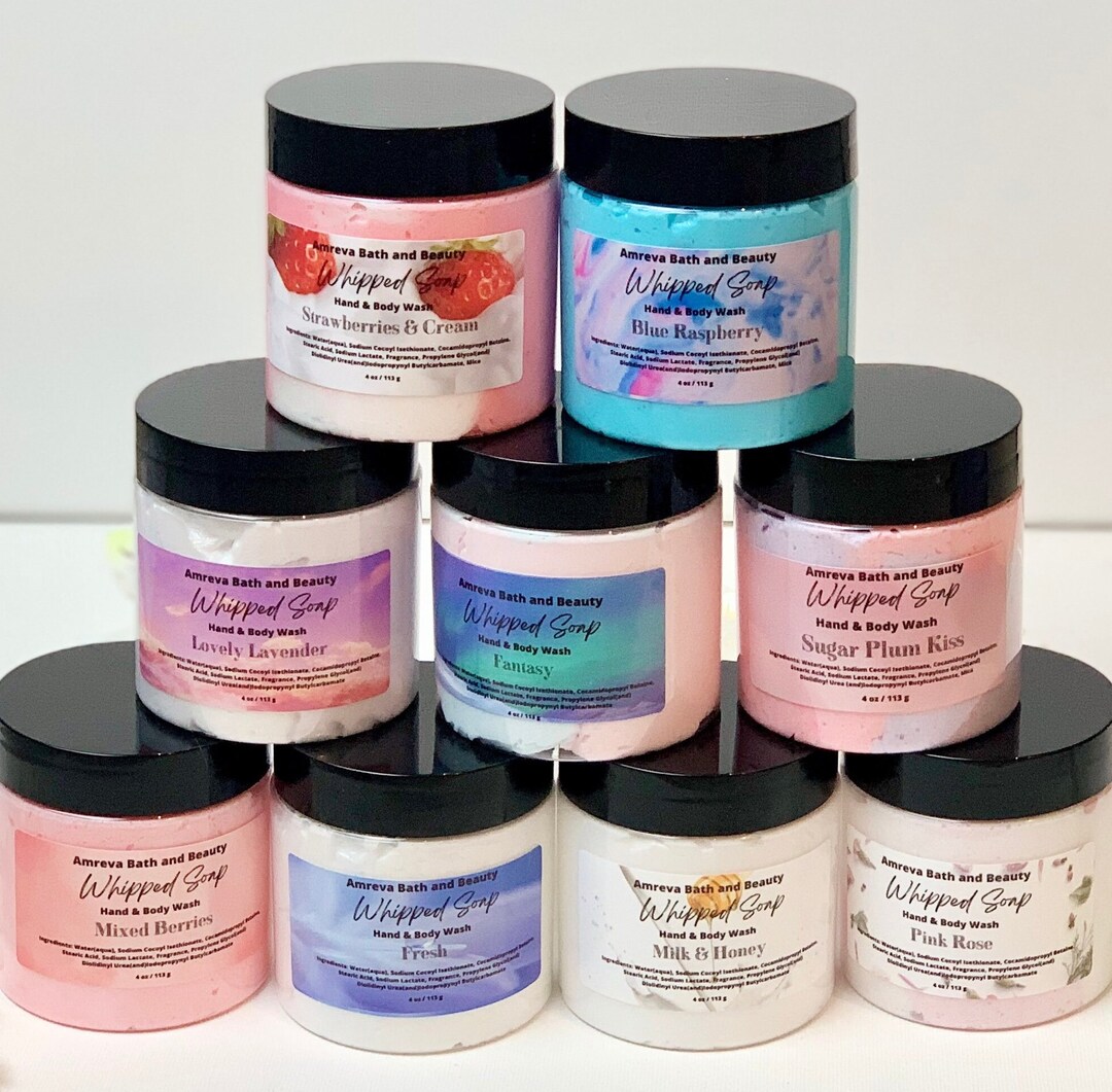 Whipped Soap in Jar | Moisturizing Soap | Jar Soap | Hand and Body Soap ...