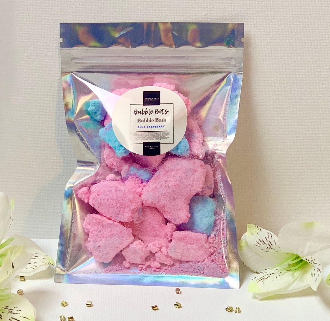 Blue Raspberry Bubble Bath 2 Oz | Bubble Bath | Bubble Bath Bits Gift ...