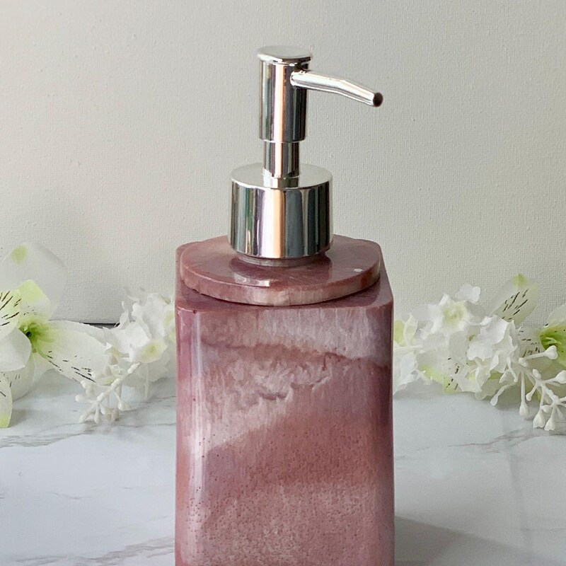 Pink Soap Dispenser - Etsy
