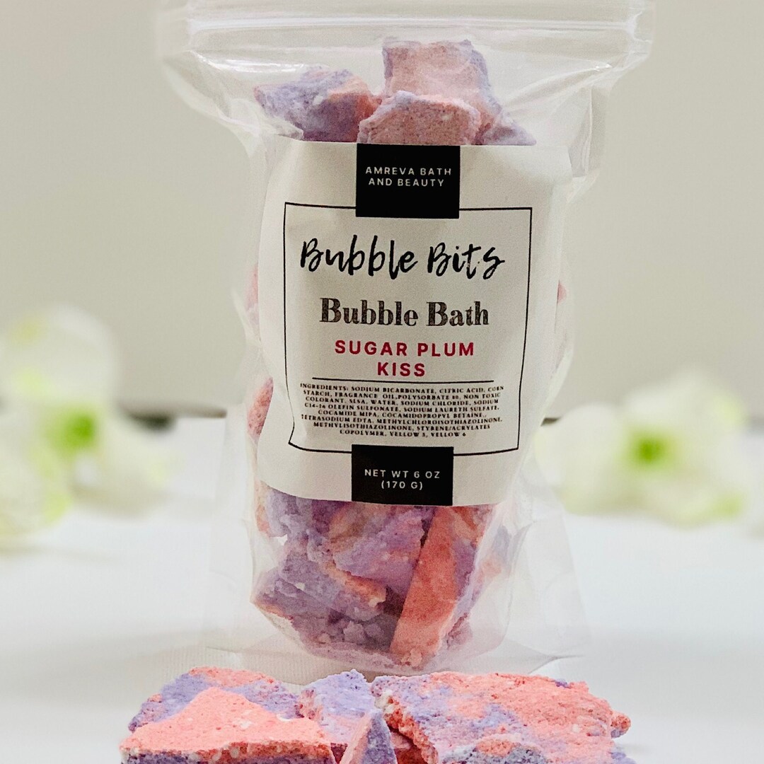 Bubble Bath Bits | Sugar Plum Kiss | Solid Bubble Bath | Gift Idea ...