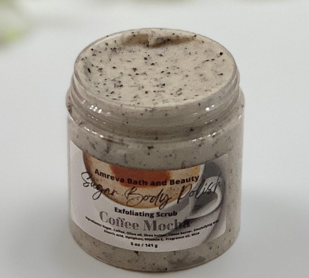 Coffee Mocha Sugar Scrub | Body Scrub | Coffee Scrub | Body Polish ...