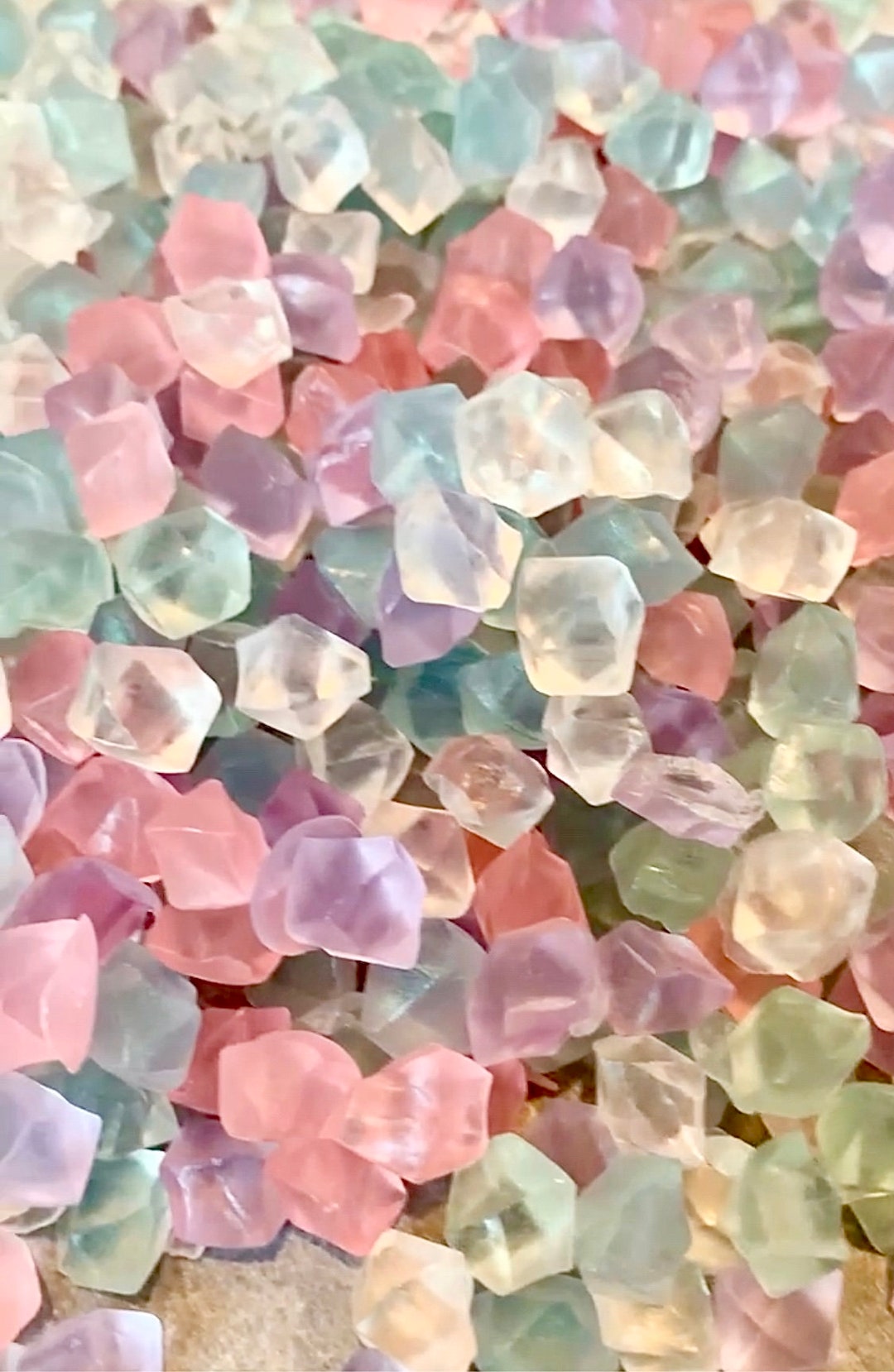 Mini Diamond Soap | 16 Oz (1 Lb) Bag | Handmade Soap| Gem Soap | Kids ...