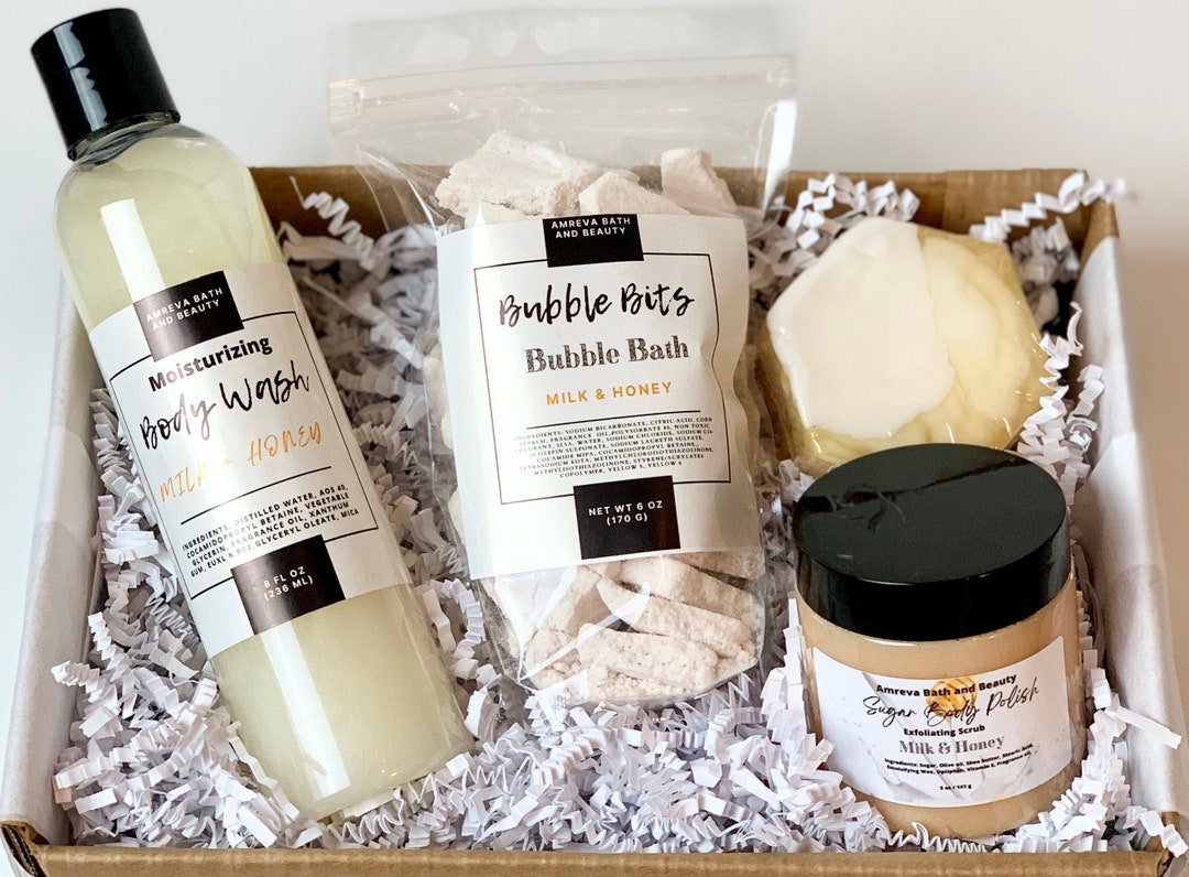 Milk and Honey Gift Box, Gift Set, Gift for Her, Self Care Box ...