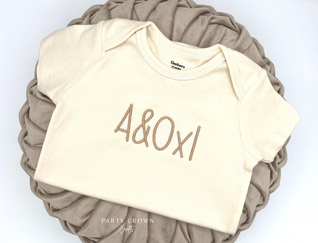 Embroidered A&ox1 ONESIES® Brand • Nurse Pregnancy Gift • Alert and ...
