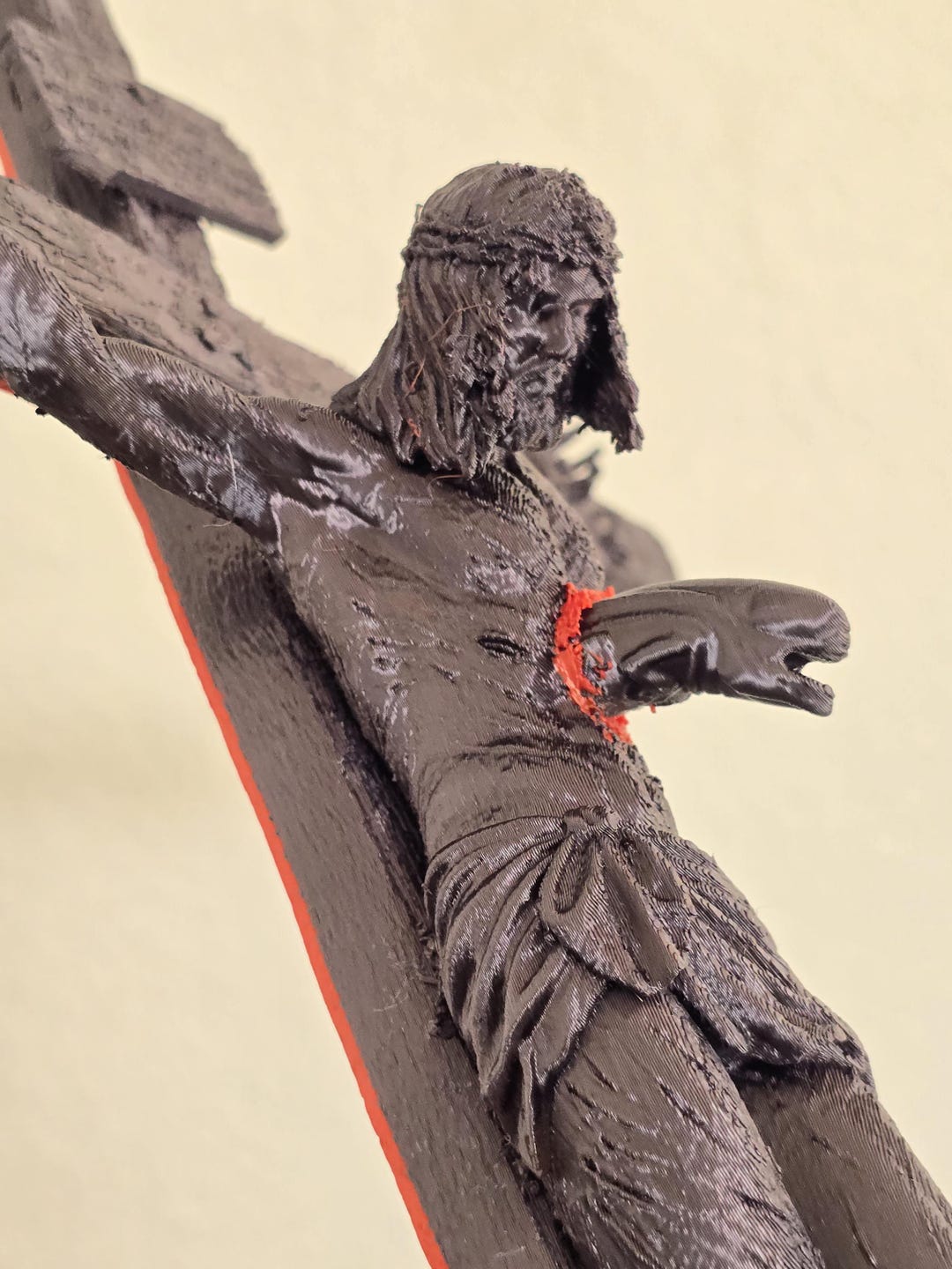 100% SOLID 3D Printed 12.5 Tall Xenochrist Jesus Chestburster Alien ...