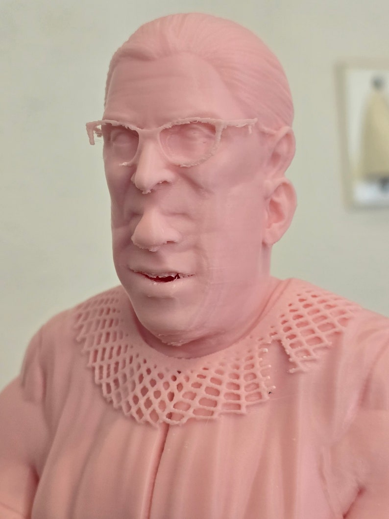 3D Printed Pink Vin Diesel Ruth Bader Ginsburg Ruthdiesel Bader ...