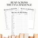 Reading Challenge Bundle, Book Reading Trackers, Book Bingo, Fun ...