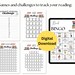 Reading Challenge Bundle, Book Reading Trackers, Book Bingo, Fun ...