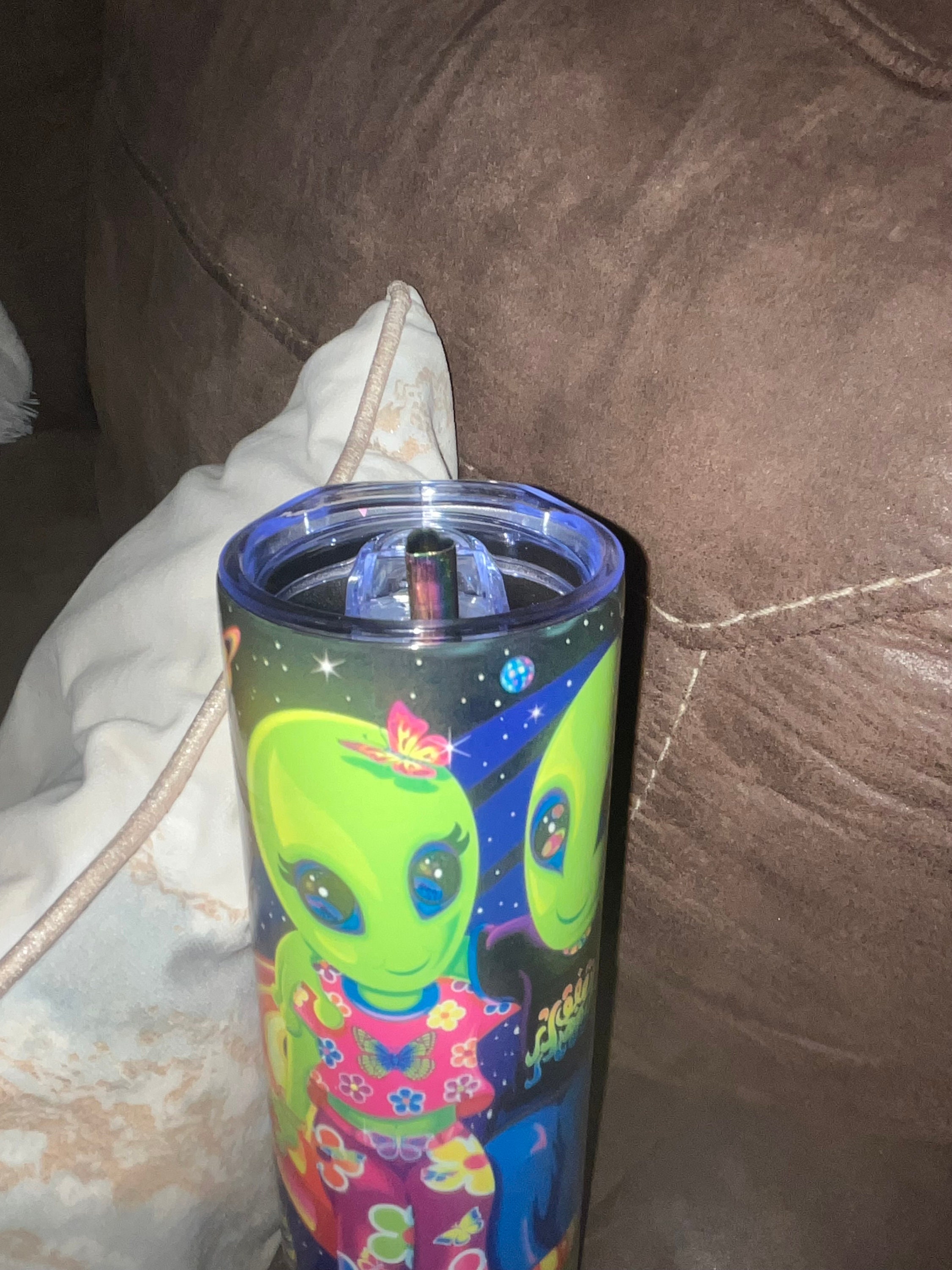 Alien Lisa Frank Inspired Tumbler alien BFF - Etsy
