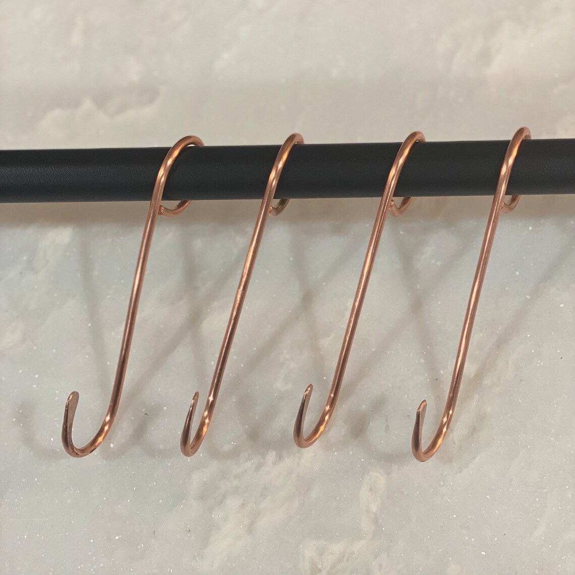 Copper S Hooks 4” Closed Loop End (4 Pack) - Etsy