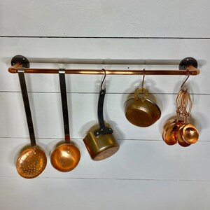 Copper Pot Rail, Copper Pot Rack - Etsy