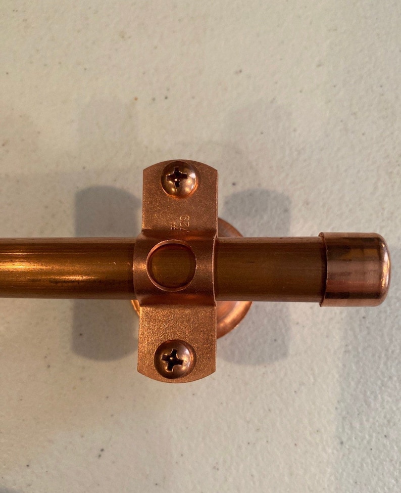 Copper Pot Rail Copper Pot Rack - Etsy