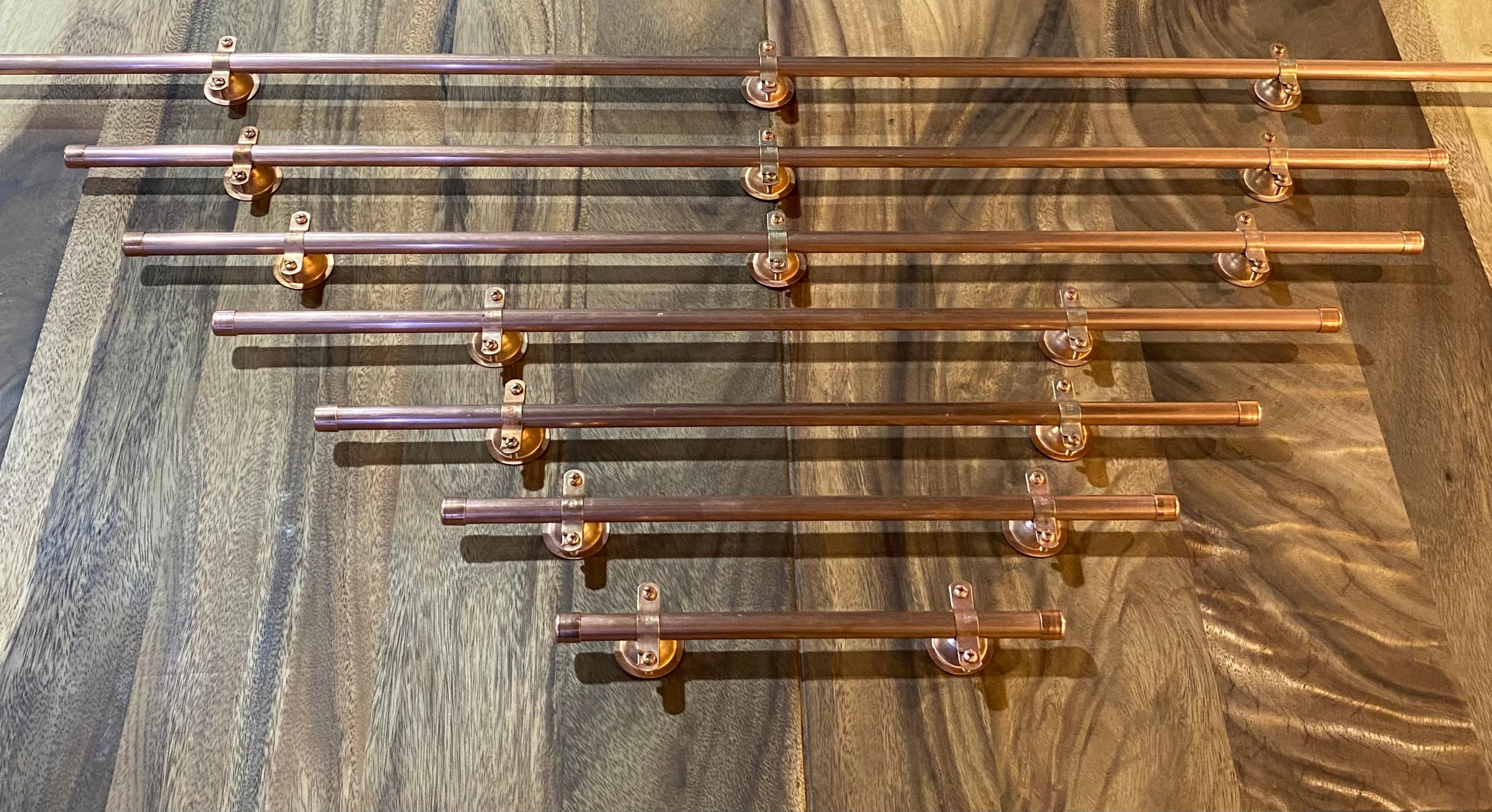 Copper Pot Rail Copper Pot Rack | Etsy