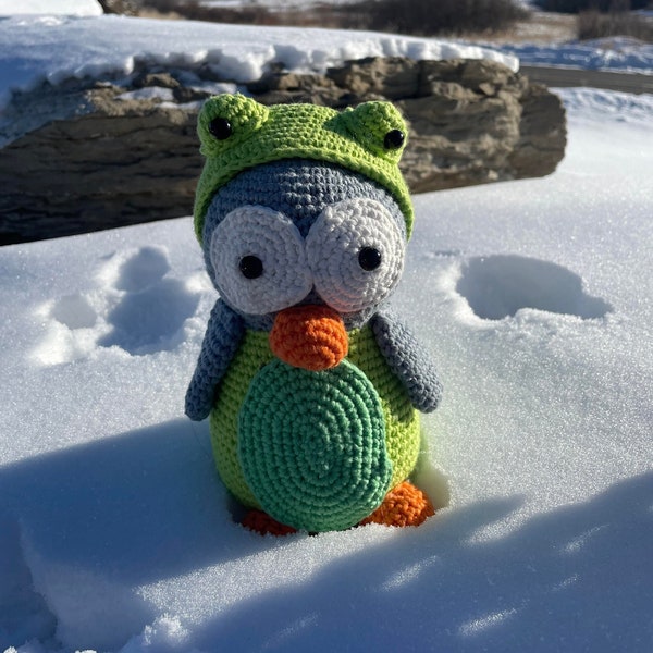 Penguin Frog Plush - Etsy