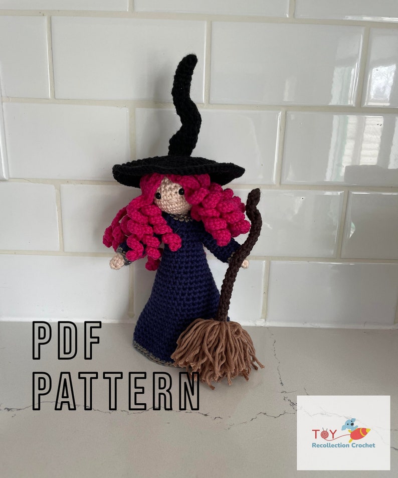 Scary Halloween Witch Crochet Pattern / Beginner / PDF Crochet - Etsy