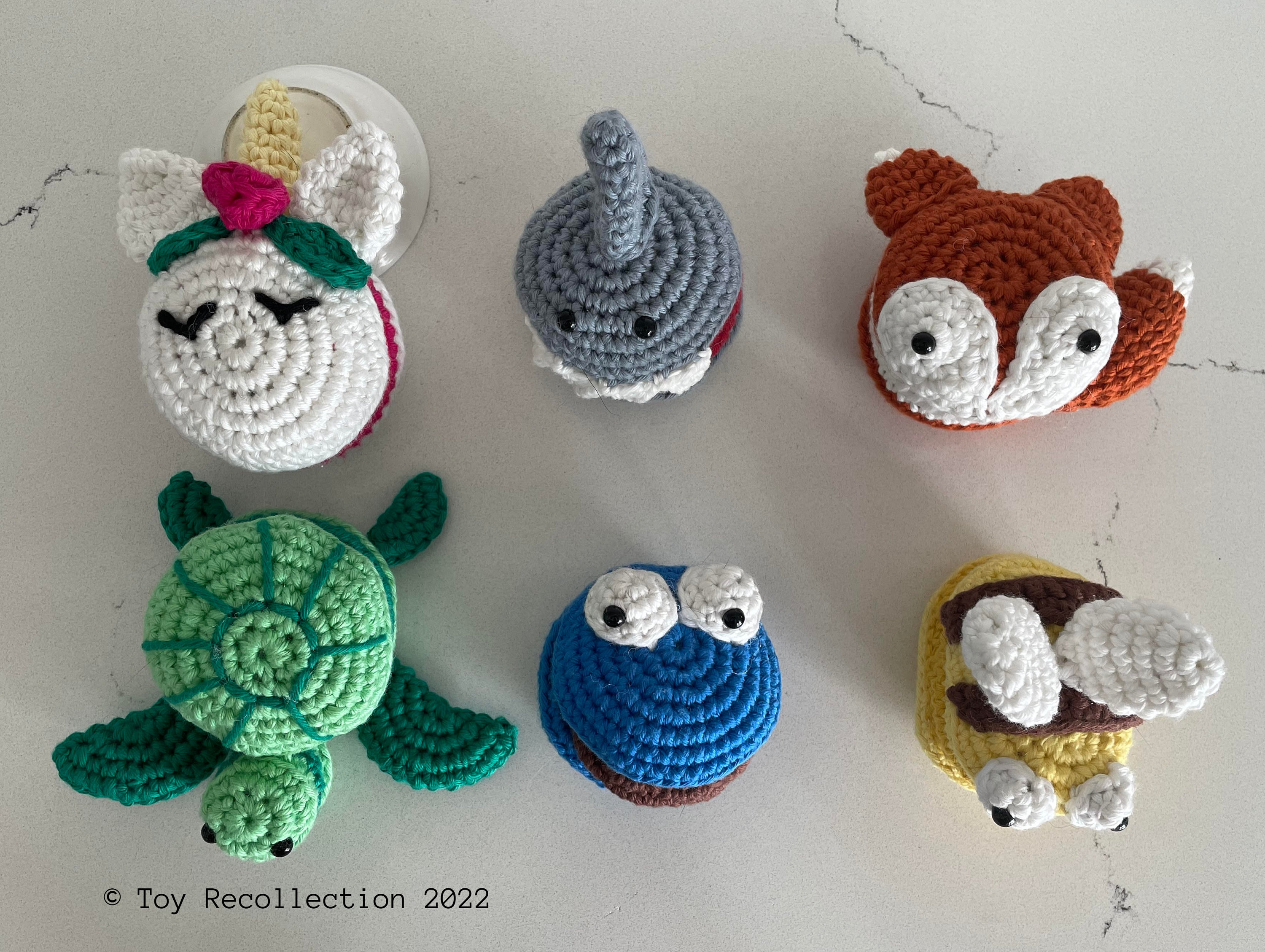 Macaron Animals Crochet Pattern / Set of 6 Cookies of Turtle - Etsy