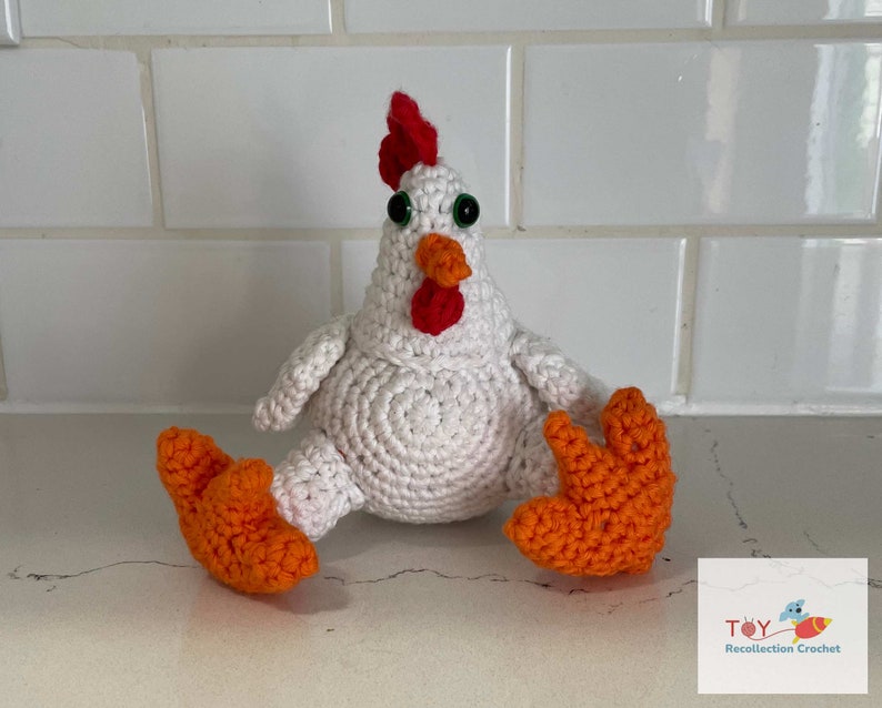 Crochet a Cute Chicken: an Amigurumi Pattern in Digital PDF - Etsy