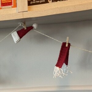 Santa's Clothesline - Crochet Pattern in Amigurumi Style / Christmas ...
