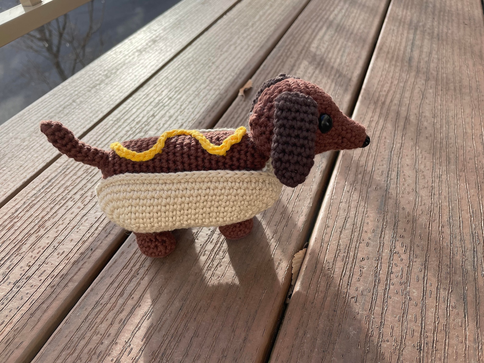 Frank the Hot Dog Crochet Pattern / Dachshund Wiener Dog - Etsy