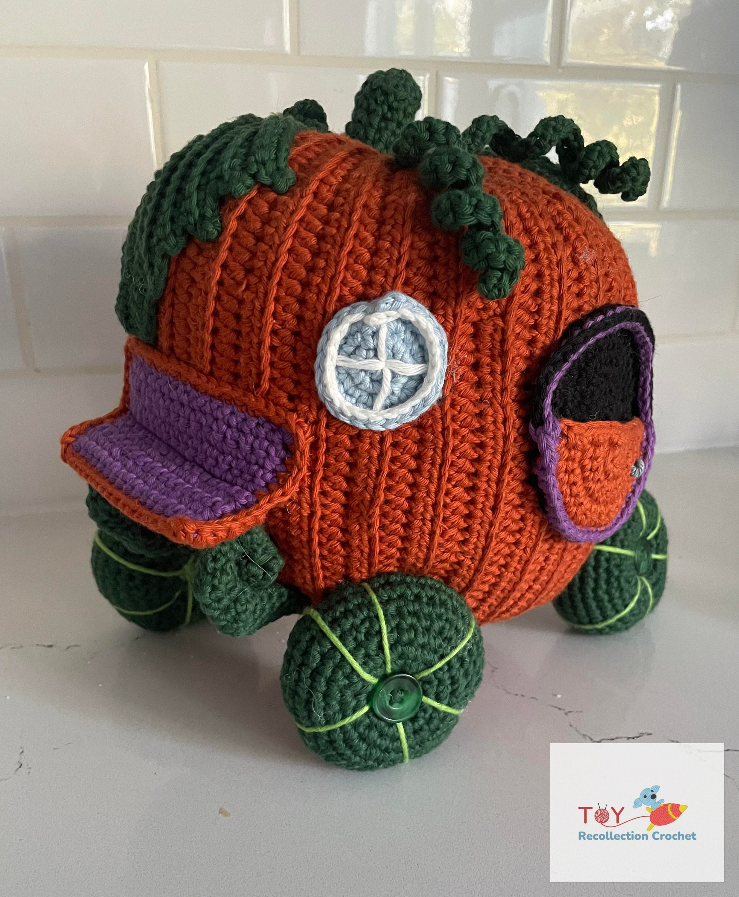 Princess Pumpkin Carriage / Crochet Pattern in Amigurumi Style / Royal ...