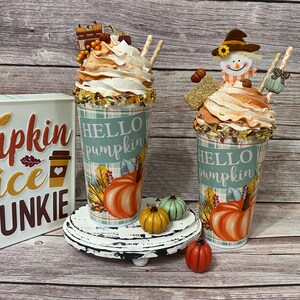 Faux Fall Shake/latte/food Prop/fake Shake - Etsy