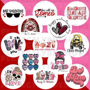 Valentine's Day Grab Bag | Circle Cardstock Cutouts | Car Freshies ...