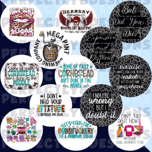 Funny Sayings Grab Bag | Circle Cardstock Cutouts | Freshie Cardstock ...