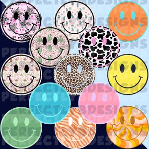 Smiley Faces | All Smiles Grab Bag | Circle Cardstock Cutouts | Car ...
