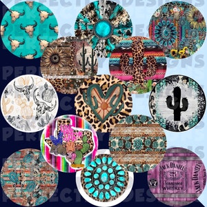 Western Grab Bag | Circle Cardstock Cutouts | Car Freshies | Freshie ...