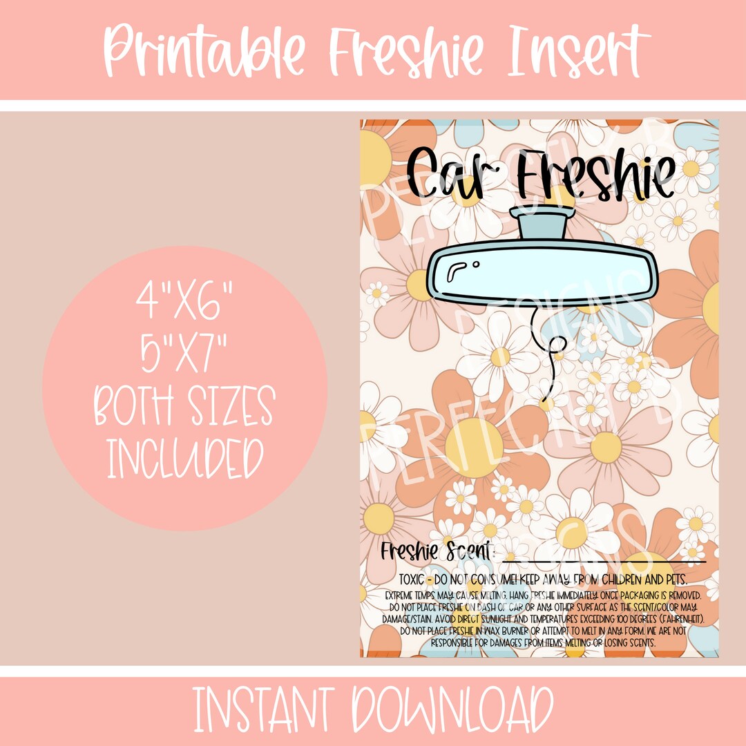 PNG File Download | Freshie Scent Inserts | Freshie Car Mirror Inserts ...