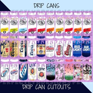 Drip Can Cutouts Grab Bag | Custom Sizes | Freshie Cardstock | Car ...