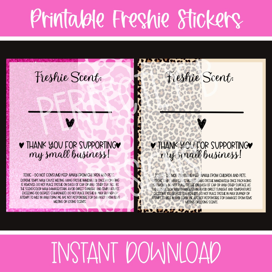 PNG File Download | Freshie Scent Stickers | Freshie Stickers | Freshie ...