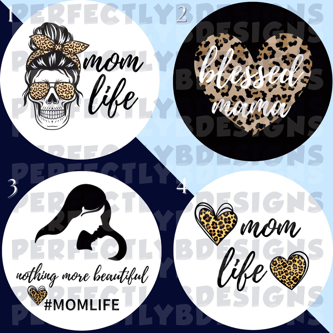 Mom Life Grab Bag Freshie Cardstock Circle Carstock - Etsy