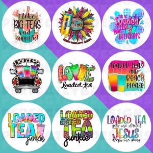 Loaded Tea Grab Bag | Circle Cardstock Cutout | Car Freshies | Freshie ...