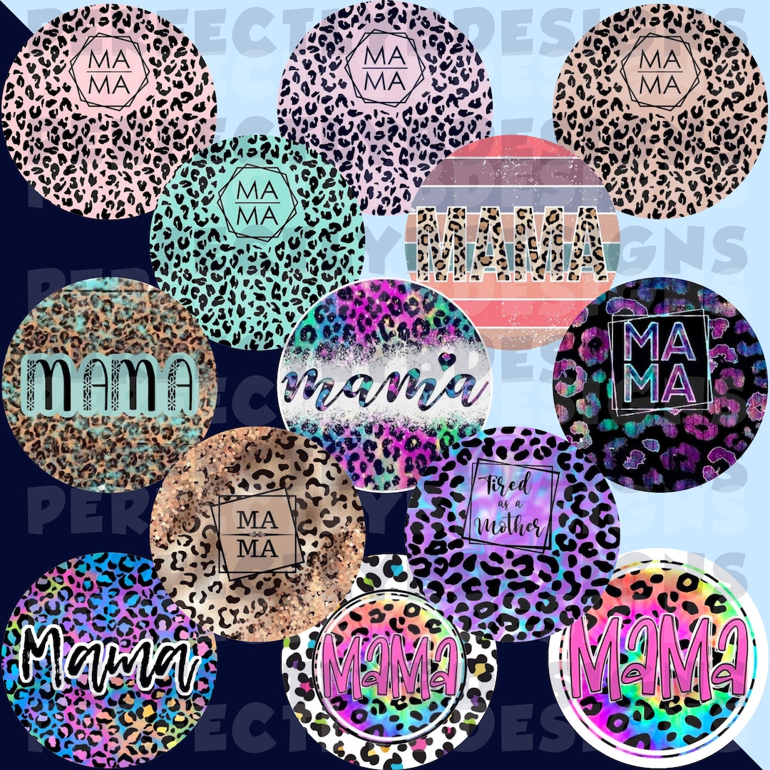Mama Grab Bag Circle Cardstock Cutouts Freshie Cardstock Mom Life Mom ...