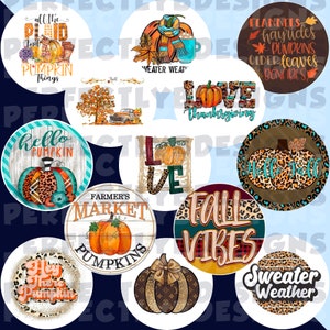 Fall Grab Bag Freshie Cardstock Circle Cutouts Car - Etsy