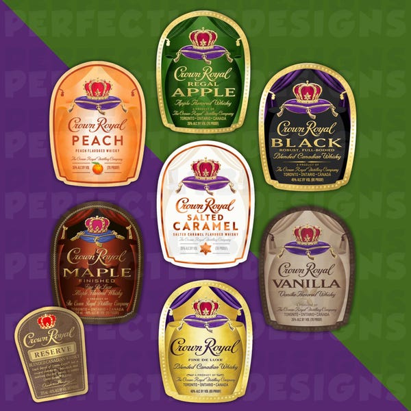 Crown Royal Label - Etsy