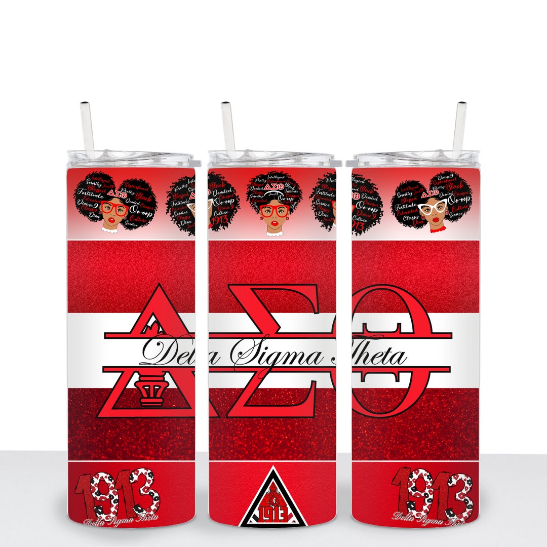 Sorority - DST - Tumbler Sublimation Design PNG - Straight PNG - Delta ...