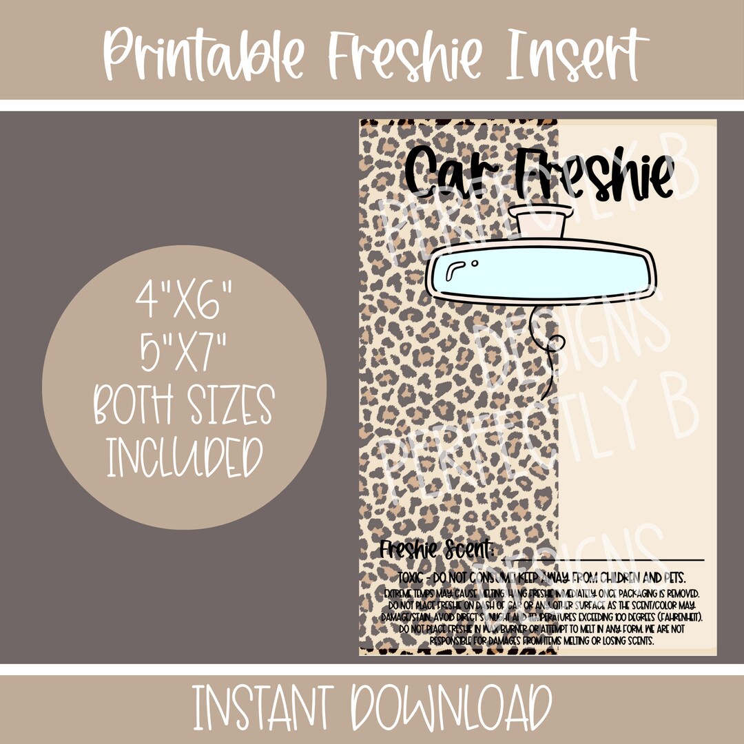 PNG File Download | Freshie Scent Inserts | Freshie Car Mirror Inserts ...